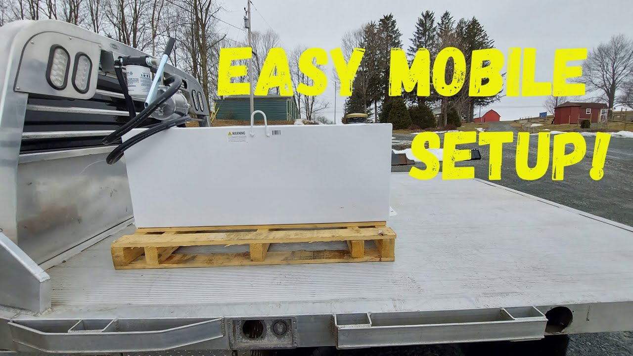 Simple Fuel Transfer Tank For A Small Farm!! - YouTube