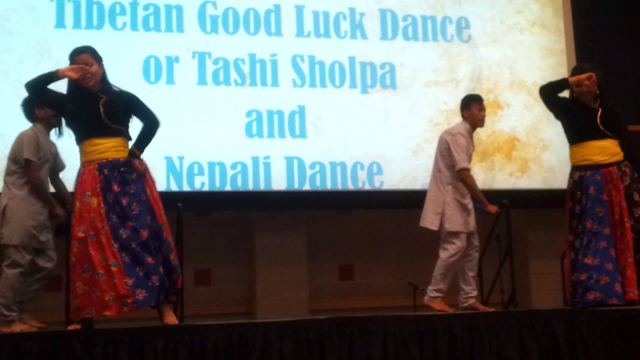 Tibetan Luck Dance (Tashi Sholpa) and Nepali Dance - YouTube