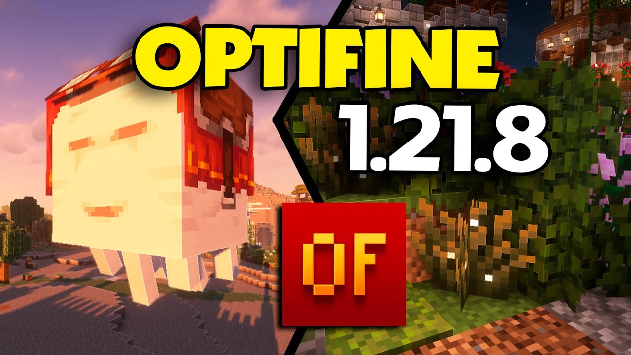 Optifine 1.21.8 Como baixar e instalar no Minecraft Java - YouTube