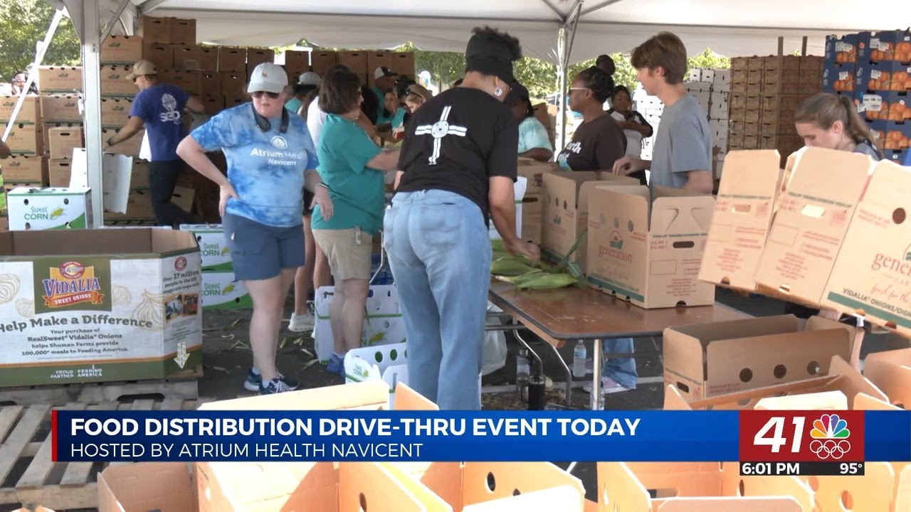 Thousands of Families Participate in Food Distribution Drive-Thru Event ...