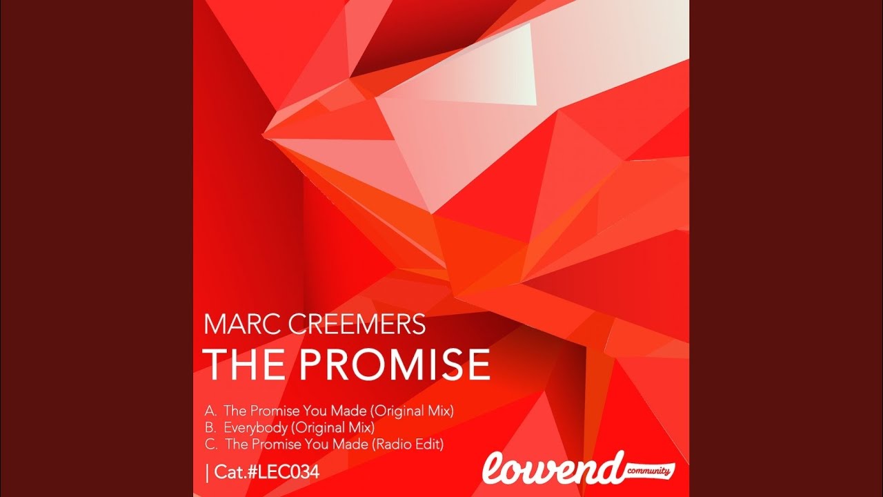 The Promise You Made (Original Mix) - YouTube