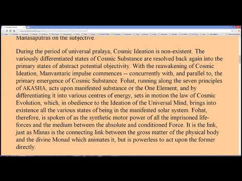 Fohat The Universal Electric Entity - YouTube