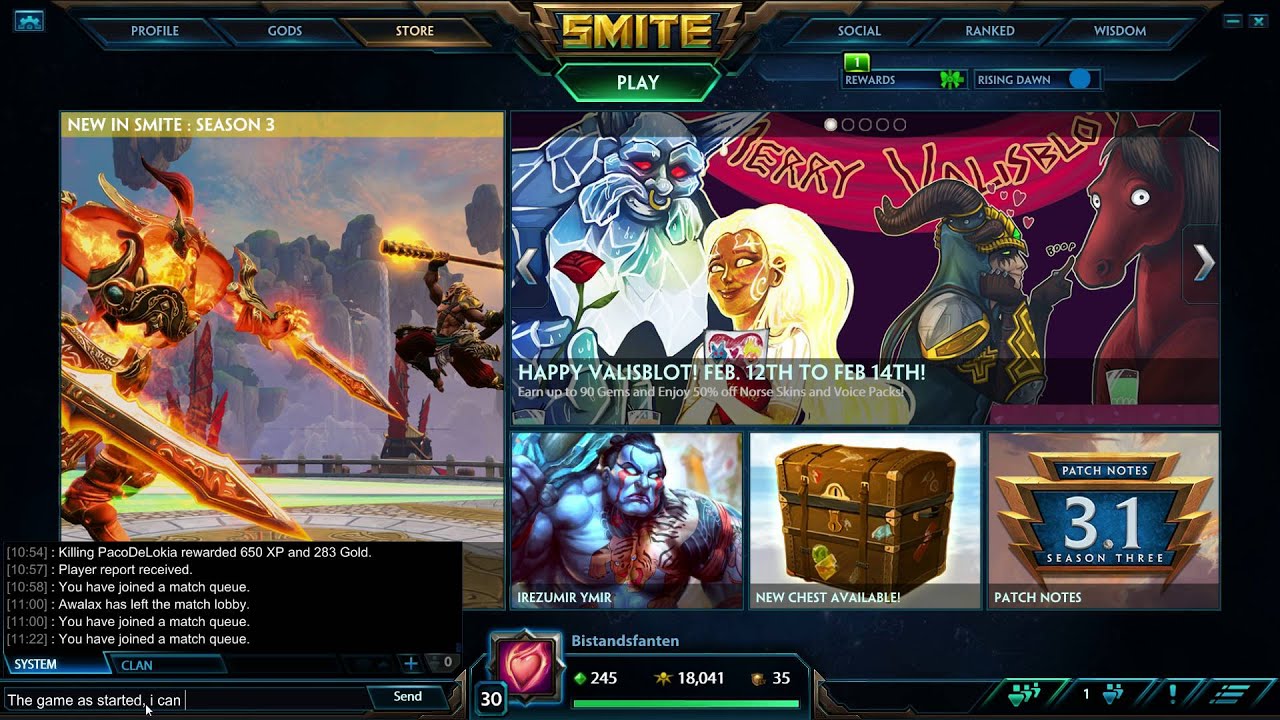 Smite 2016 loading bug part I - YouTube