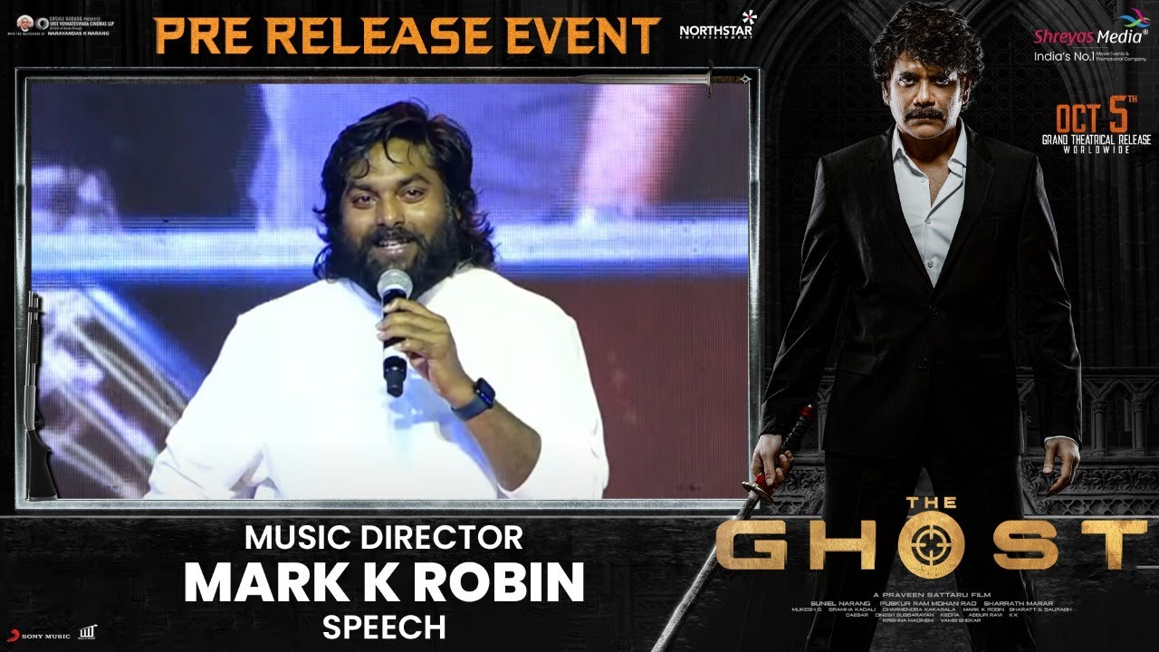 Music Director Mark k Robin Speech @ The Ghost Pre Release Event ...