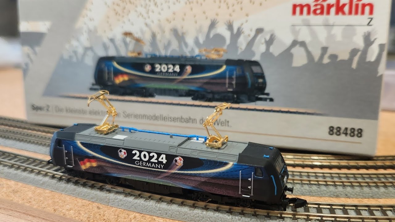 Marklin 88488 Cl 185 Electric Locomotive Test Run at z.scale.hobo 09.18 ...