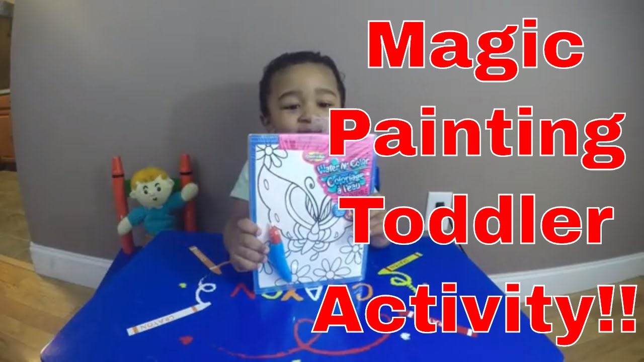 Dollar Tree Magic Paint - Kids Activities - YouTube
