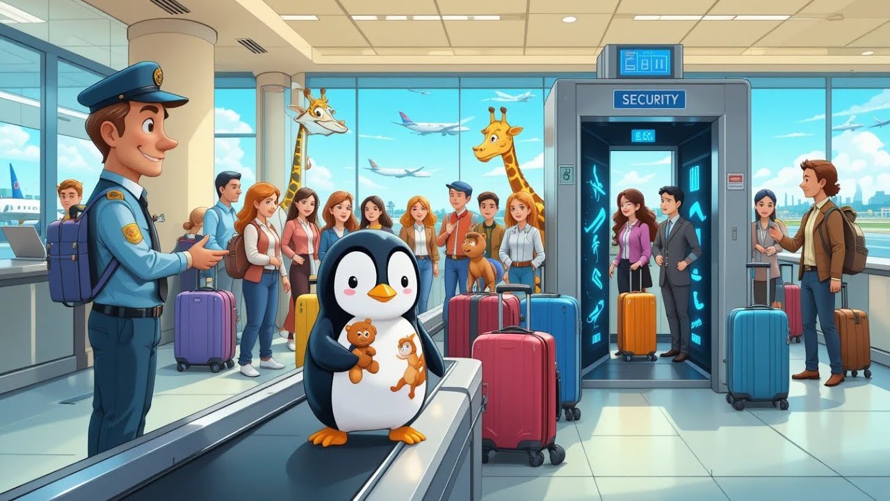 Airport Security for Kids | Fun Travel Rhyme & Safety Tips | Learn at ...