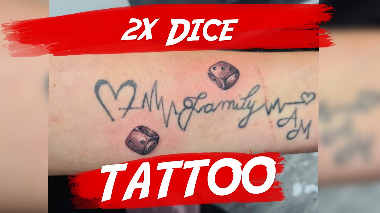 2x Dice | Micro Realism | Tattoo Timelapse | 4K - YouTube
