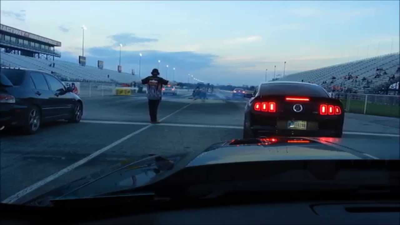 2014 Mustang GT First Drag Race - YouTube