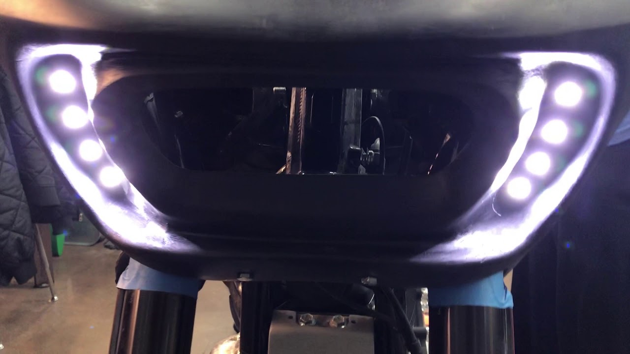 Lightning Bolts Flush Mount Headlights Demo - YouTube
