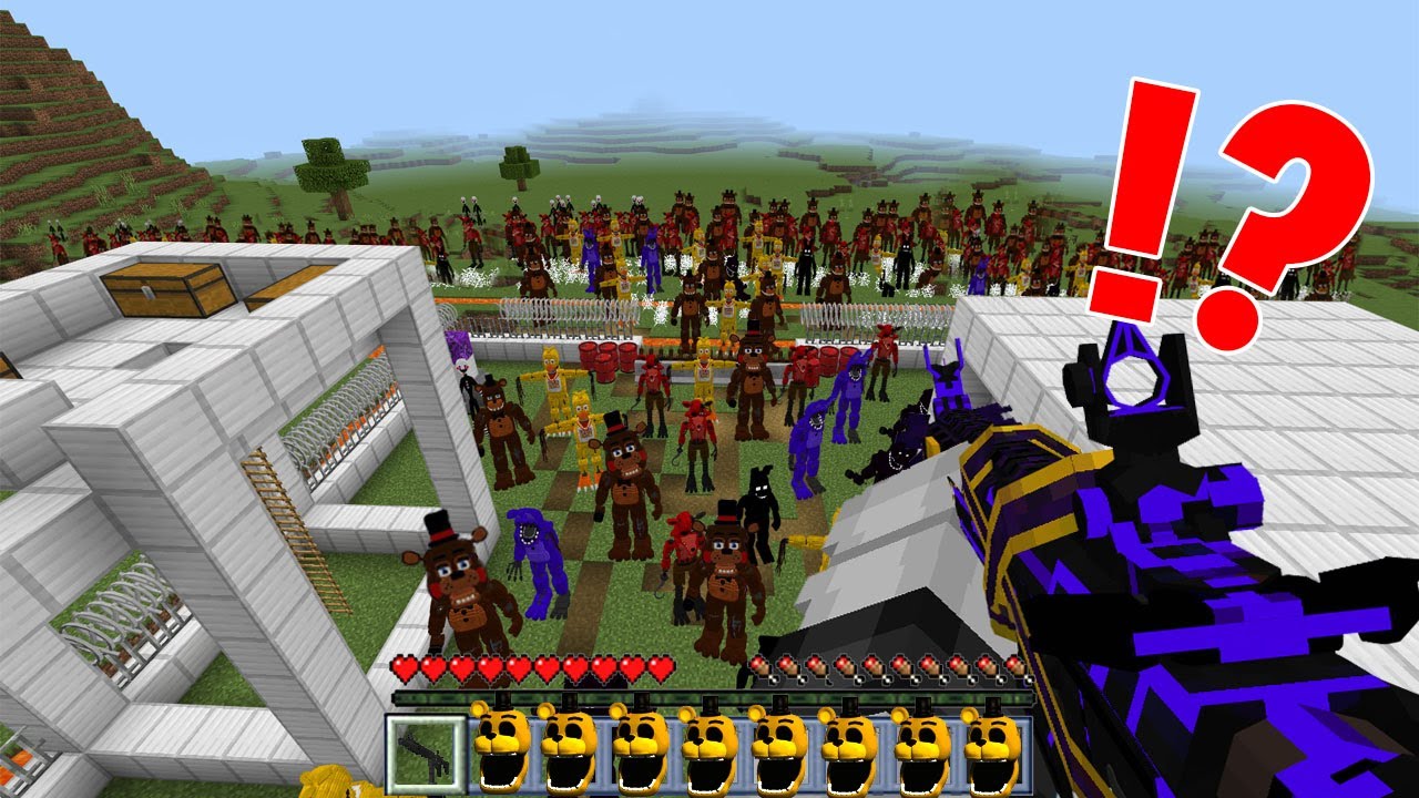 1000 FNAF vs The Most Secure House in Minecraft - YouTube