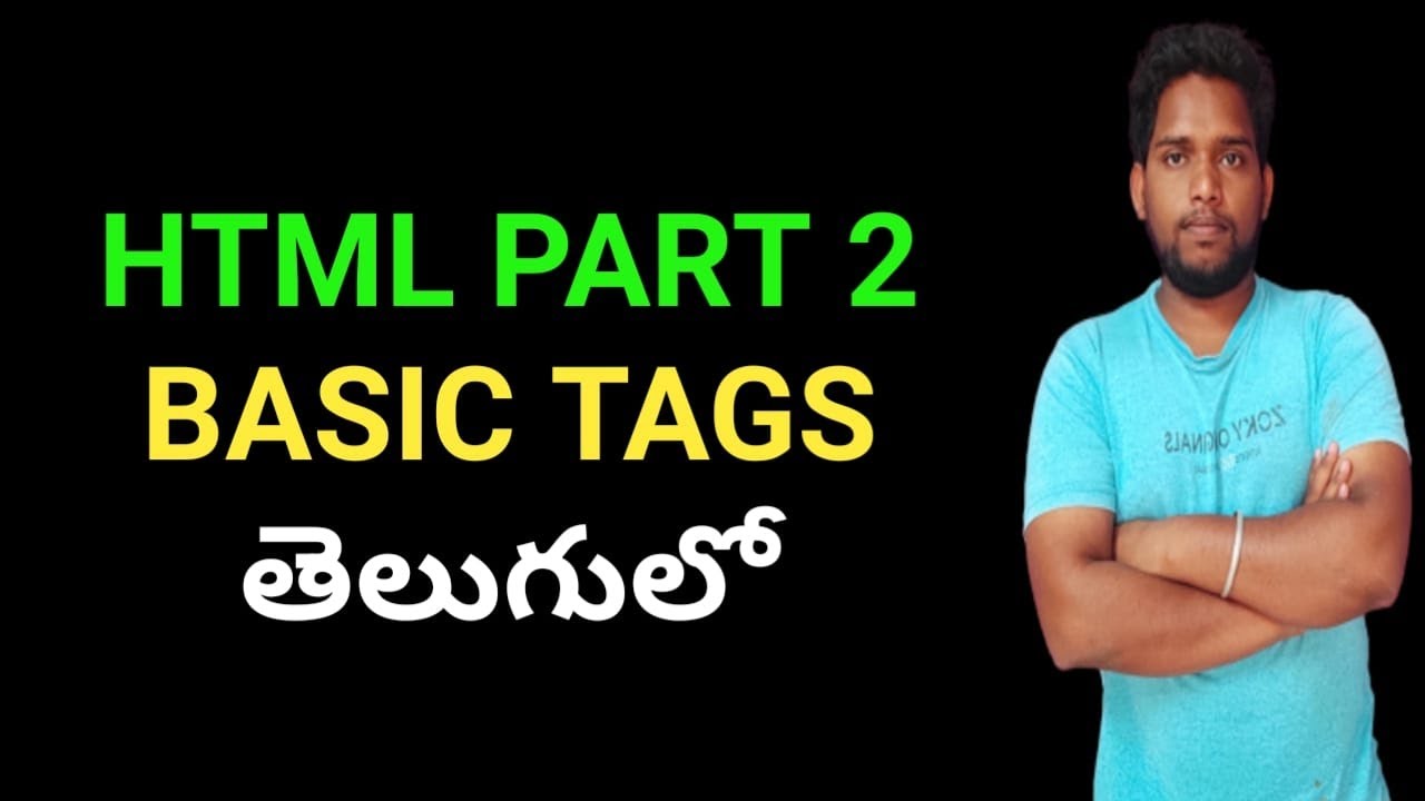 html basic tags in telugu || html part 2 || mmminfo - YouTube