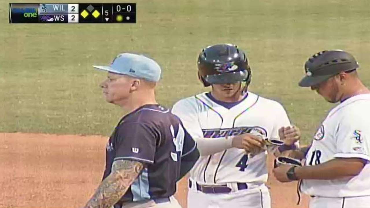 Mitch Roman rings in two - YouTube