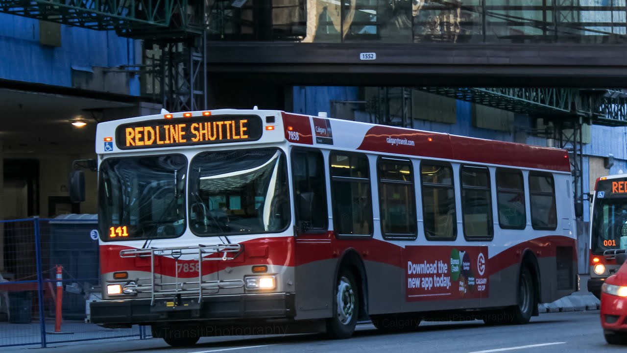 Calgary Transit Red Line Disruption Shuttle Compilation - YouTube