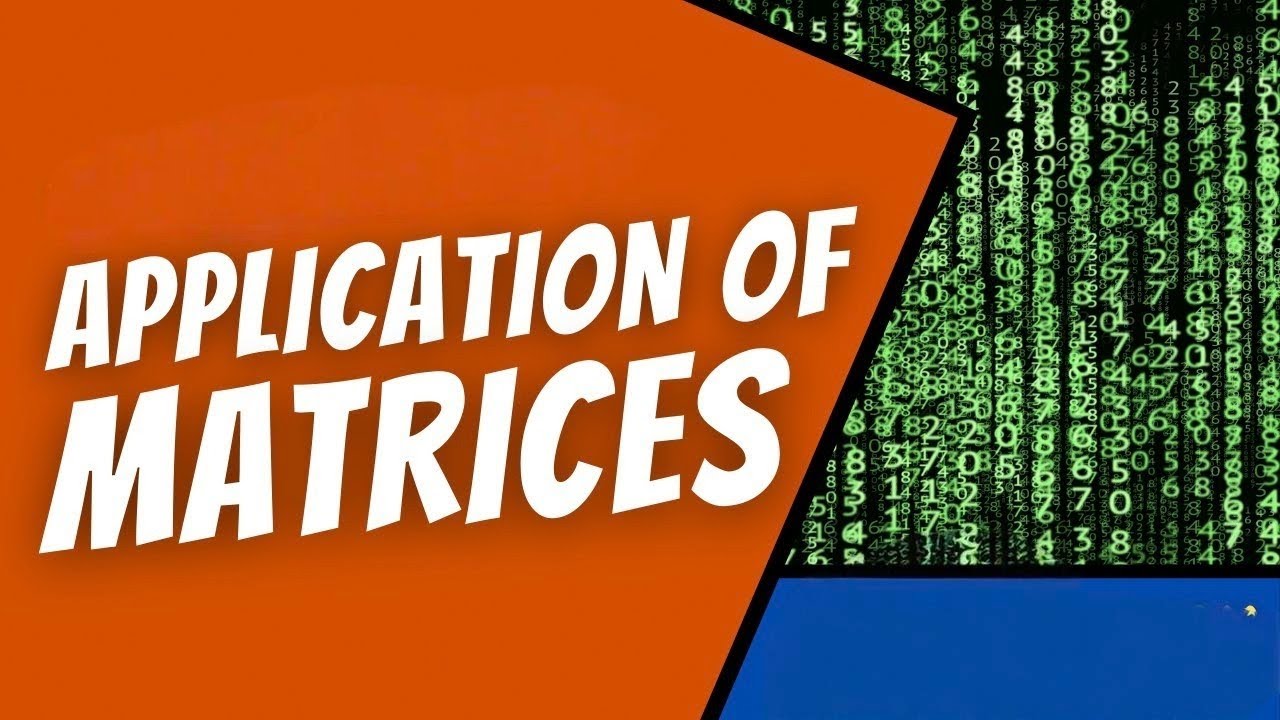 Case study on Matrices and Calculus| Matrices and Calculus | SNS ...