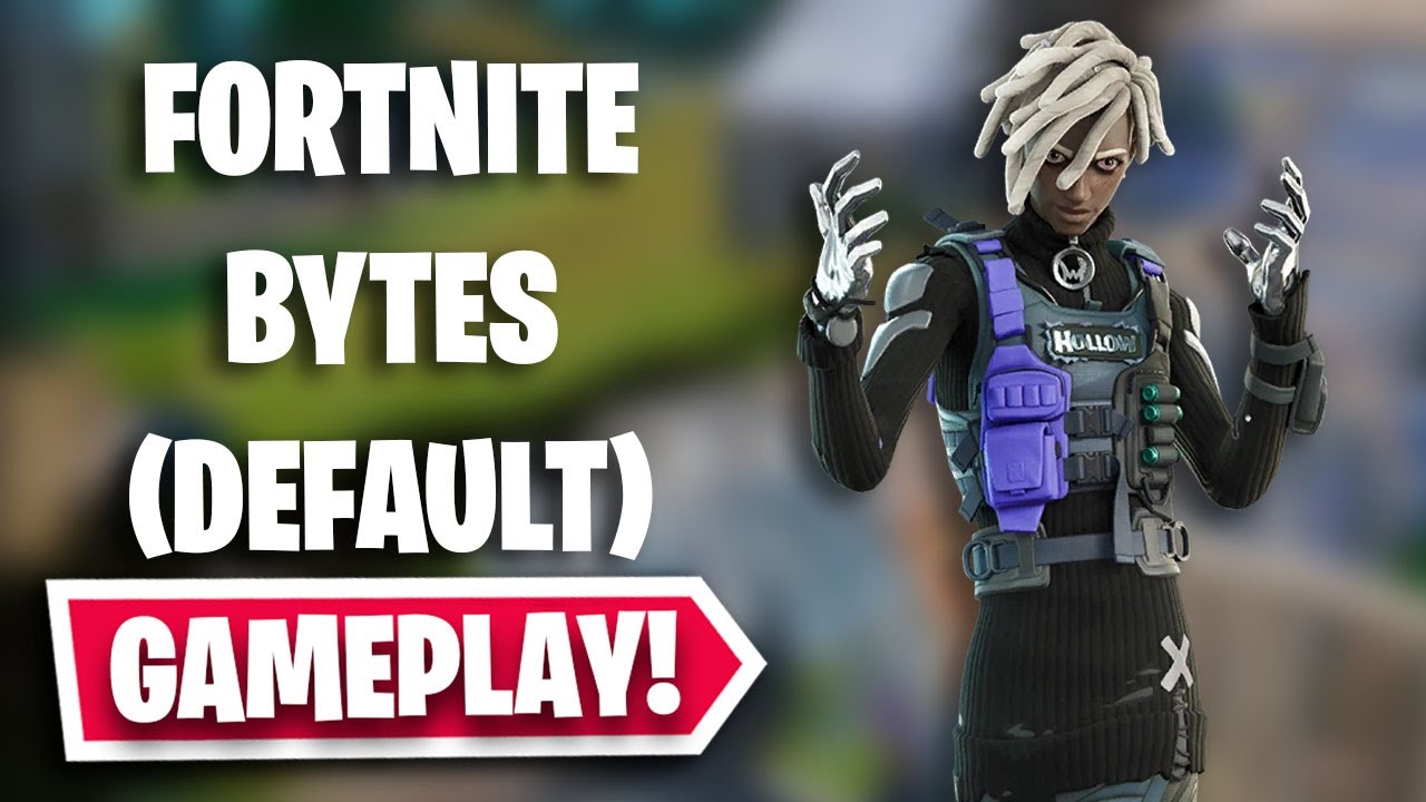 BYTES (DEFAULT) Gameplay in Fortnite | Chapter 3 - Season 4 Battle Pass ...