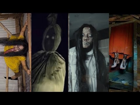 KUNTILANAK NAIK MOTOR | 7 PENAMPAKAN HANTU TERSERAM DAN TERJELAS KUNTILANAK MERAH DAN POCONG