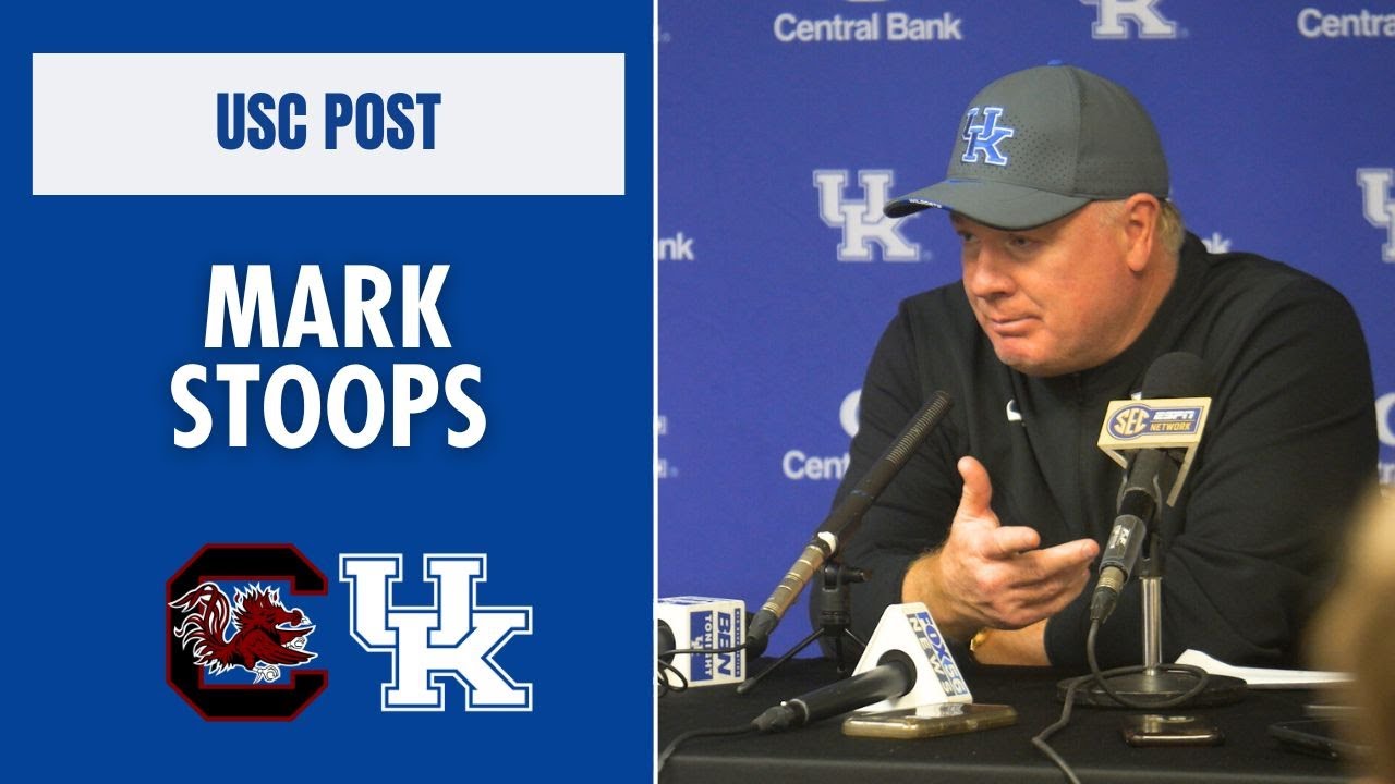 Mark Stoops on Kentucky's "DIFFICULT" loss to South Carolina - YouTube