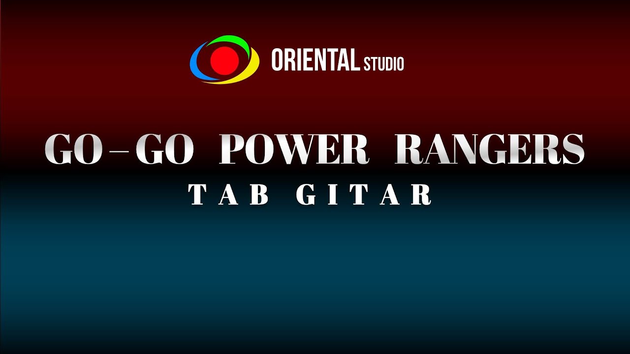 Belajar Tab Gitar Lagu Soundtrack Go Go Power Rangers - YouTube