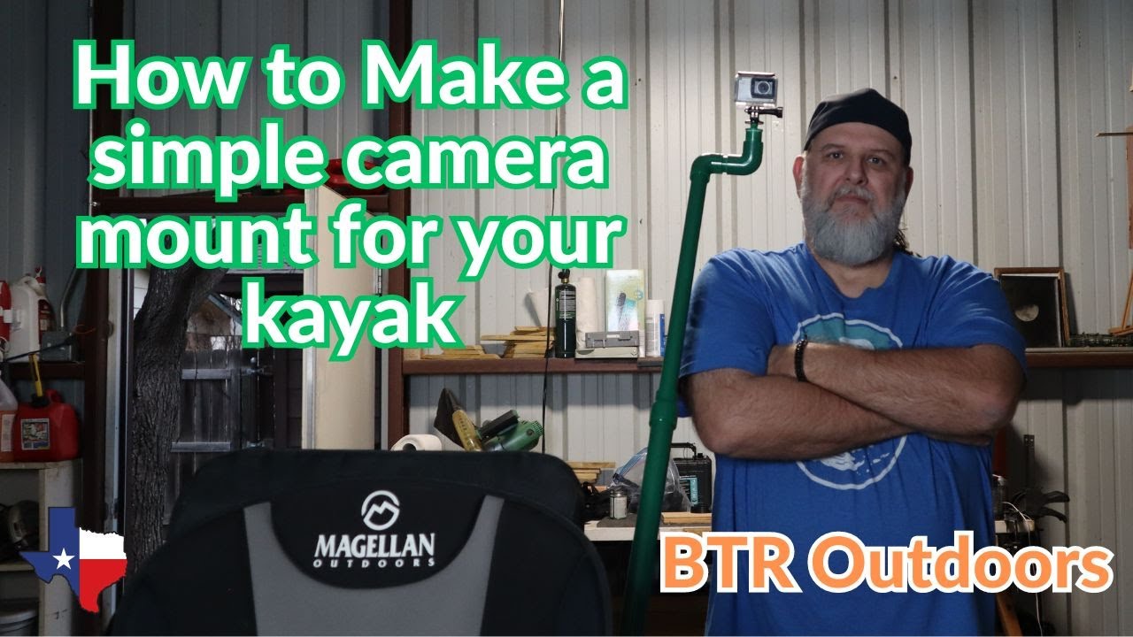 How to Make a simple camera mount for your Kayak - YouTube