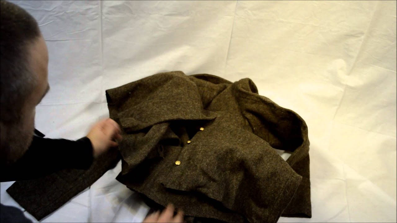 Russian Wool Coat - possibly army surplus - YouTube