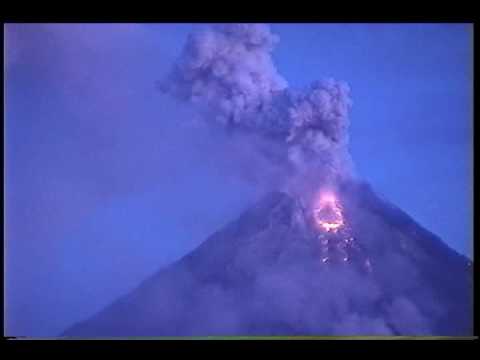 Mayon Volcano Eruptions - Drone - YouTube