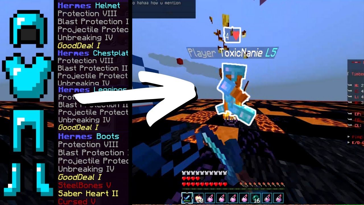 I can't die in this GSET! - MCPE Factions - YouTube