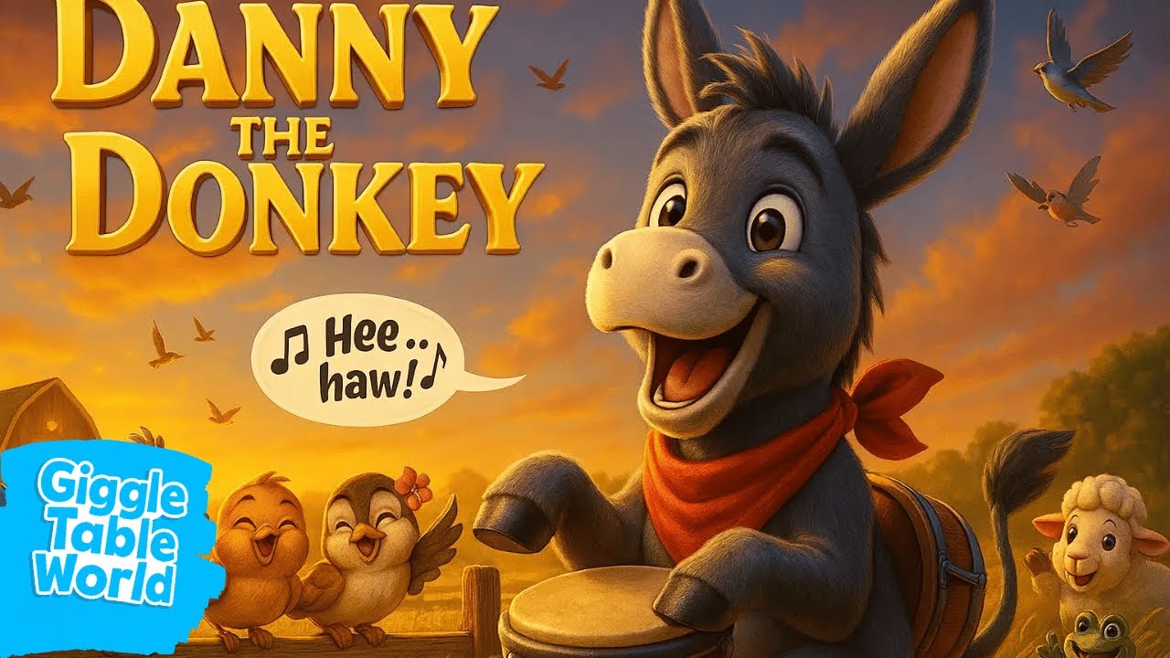 🎵🎉Danny the Donkey’s Big Song | Fun Animal Story for Kids - YouTube