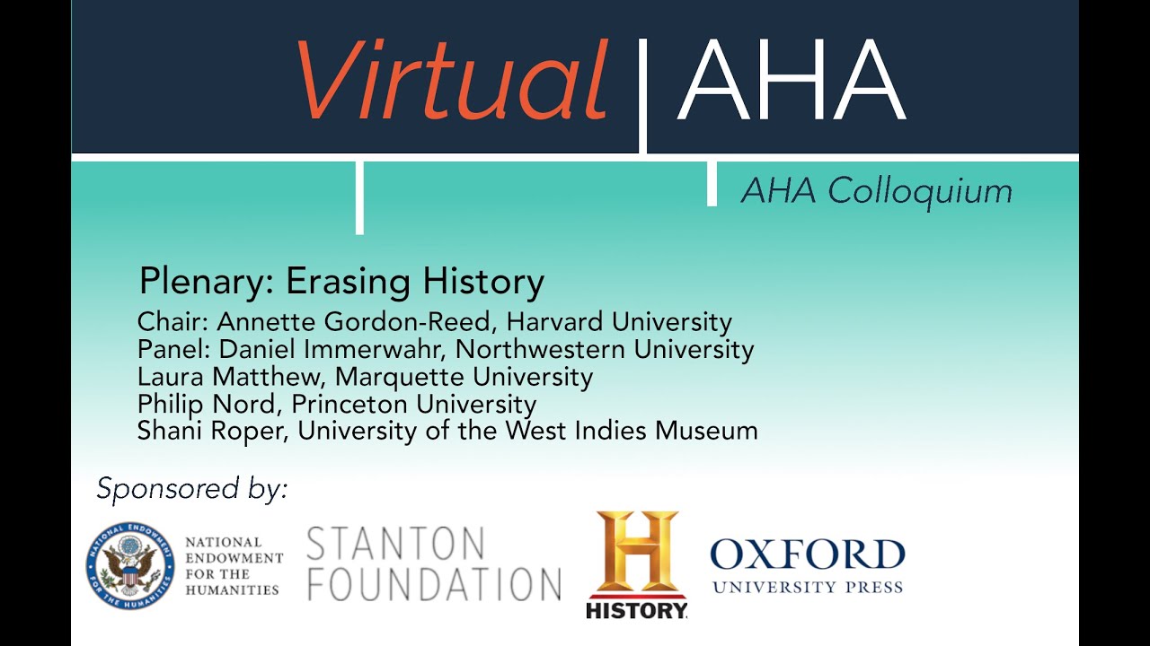 Plenary: Erasing History - YouTube