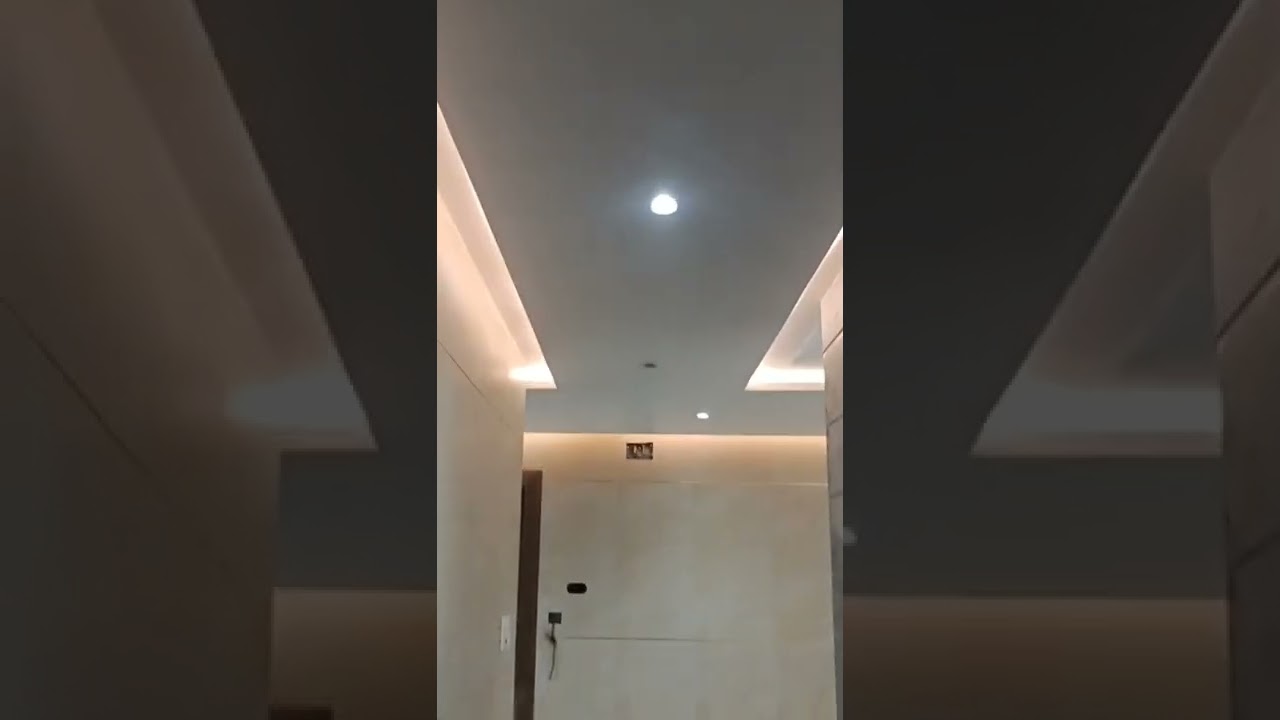 #interior decoration POP fall sealing - YouTube