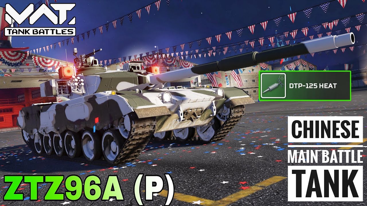 ZTZ96A (P) Full MK3 Max Gameplay 🔥 MWT : TANK BATTLES - YouTube