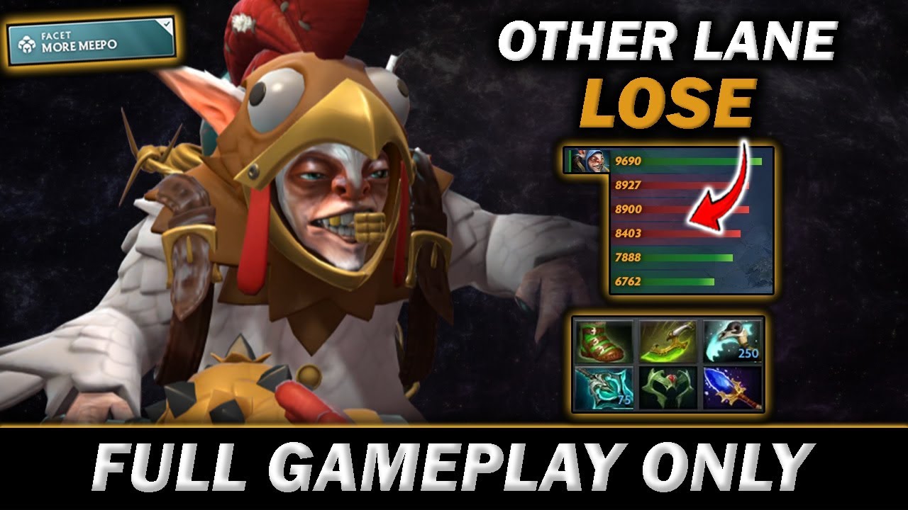 Other Lane Lose, Meepo Carry Auto Win! no counter meepo carry 100% win ...