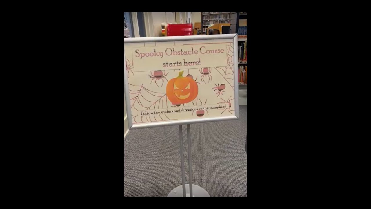 Boone Boo Library Obstacle Course 2023 - YouTube