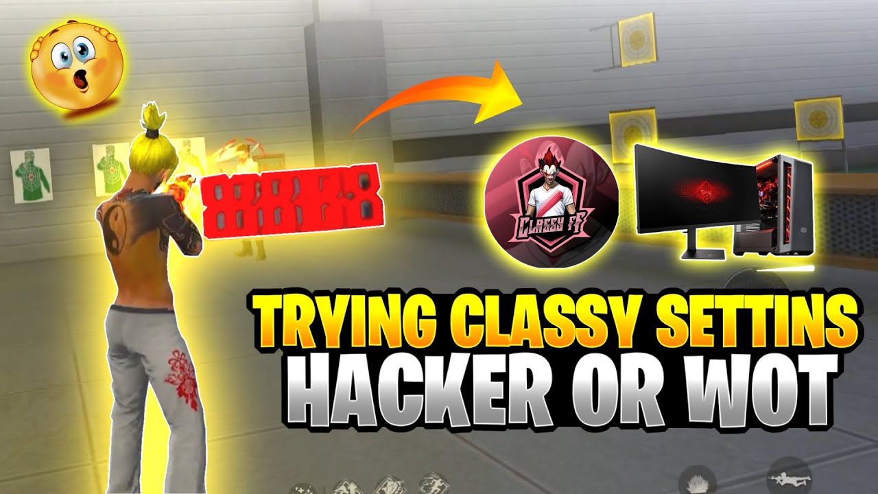 @classyfreefire Headshot Settings Reveal I Testing Classy Free Fire ...