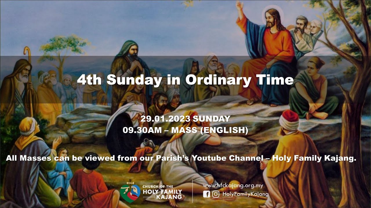 4th Sunday in Ordinary Time - YouTube