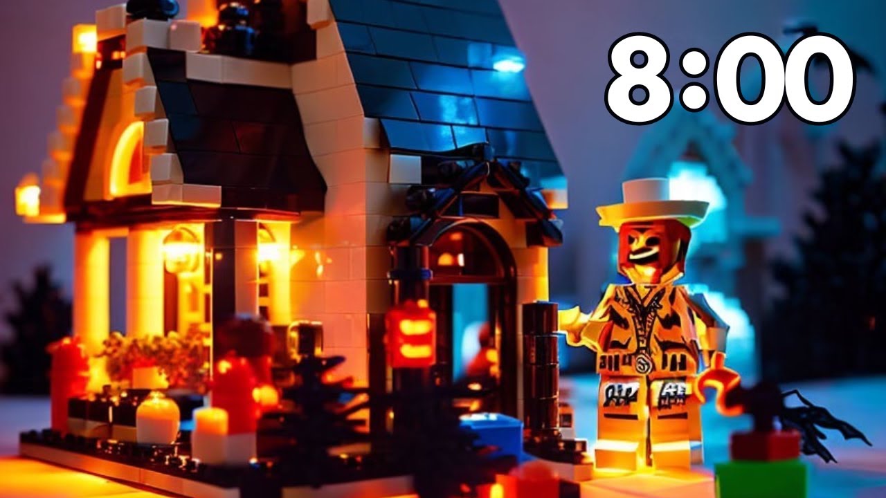 8 Minute Halloween Countdown Timer With Halloween Music - Lego Inspired ...