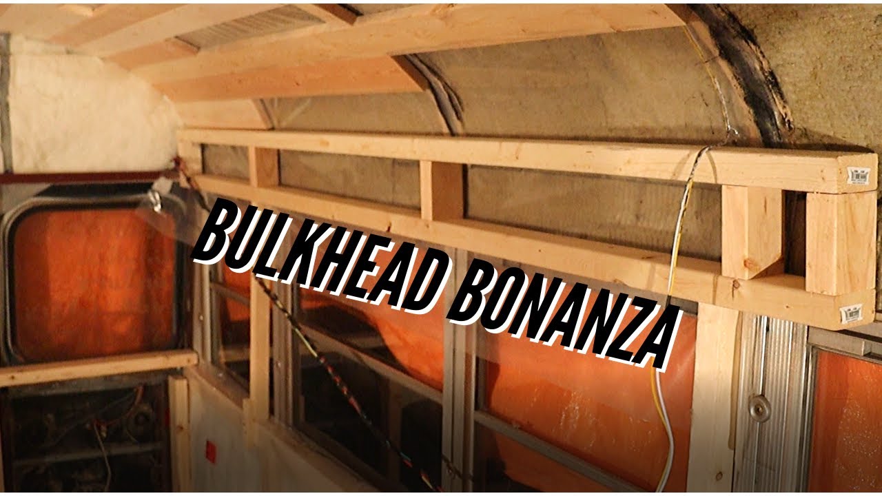 Building Bulkheads in a Skoolie - Bus Conversion EP.12 - YouTube