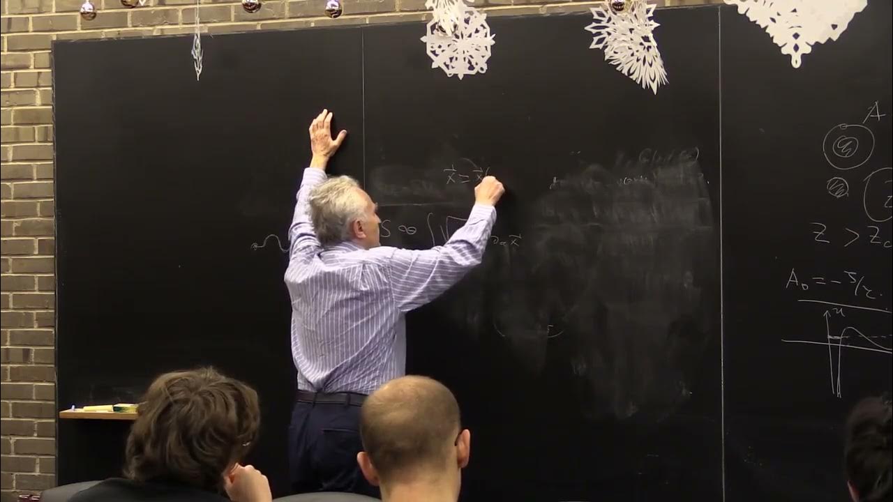 Lecture 22 of Polyakov's Course on String Theory - YouTube