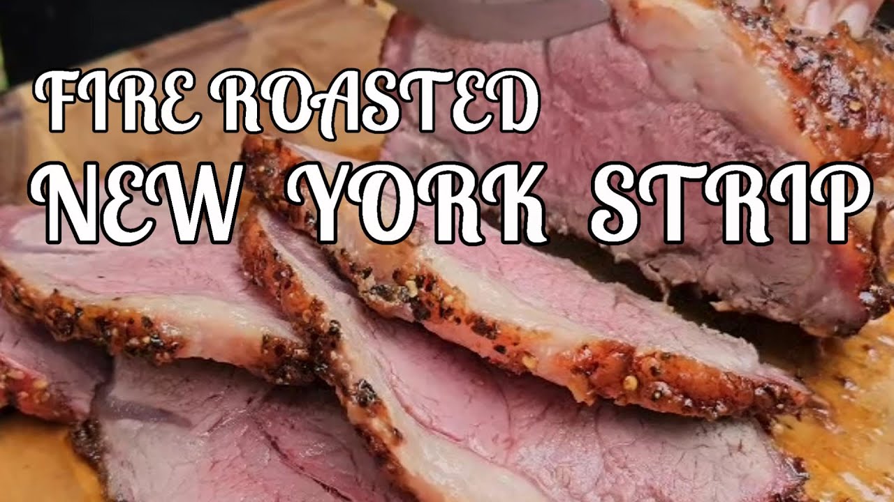 Fire Roasted New York Strip | Recipe | BBQ Pit Boys - YouTube