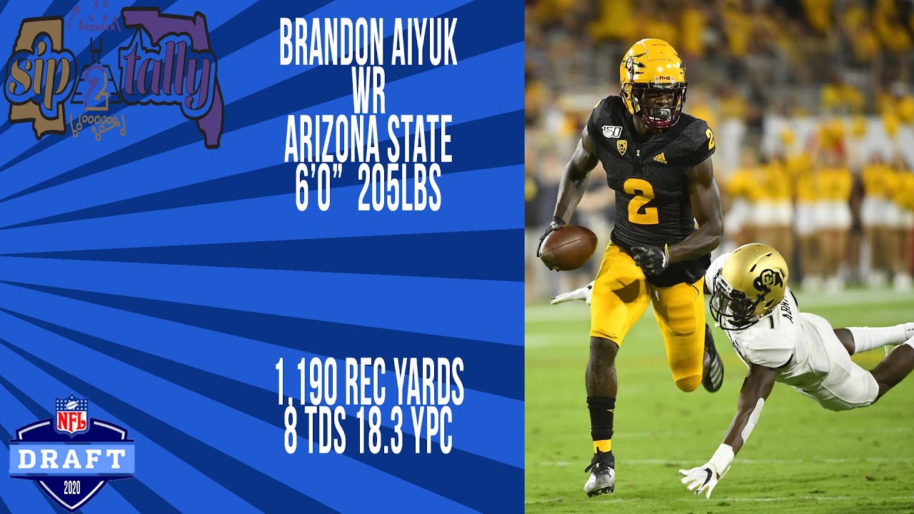 Brandon Ayuik WR|| ASU || 2020 Draft Prospect - YouTube