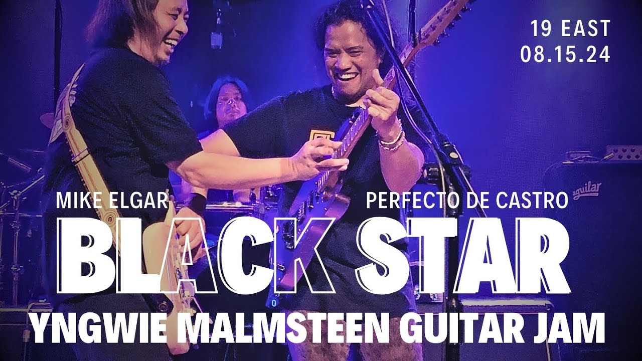 BLACK STAR YNGWIE MALMSTEEN PERFECTO DE CASTRO & MIKE ELGAR GUITAR JAM ...