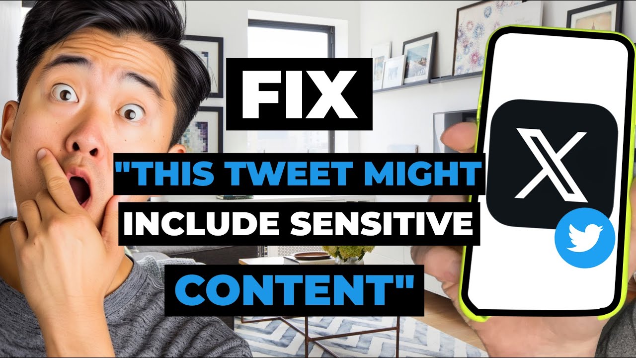 How To Fix X (Twitter) This Tweet Might Include Sensitive Content - YouTube