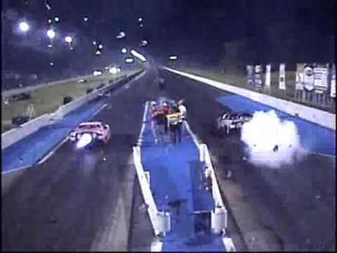 Jet Car Dragsters Drag Racing at Great Lakes Dragaway in Union Grove ...