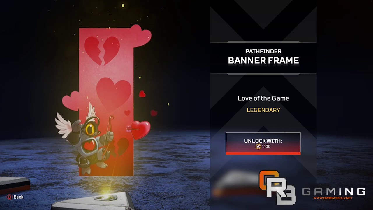 Apex Legends Item Shop Pathfinder Valentines Day Banner - YouTube