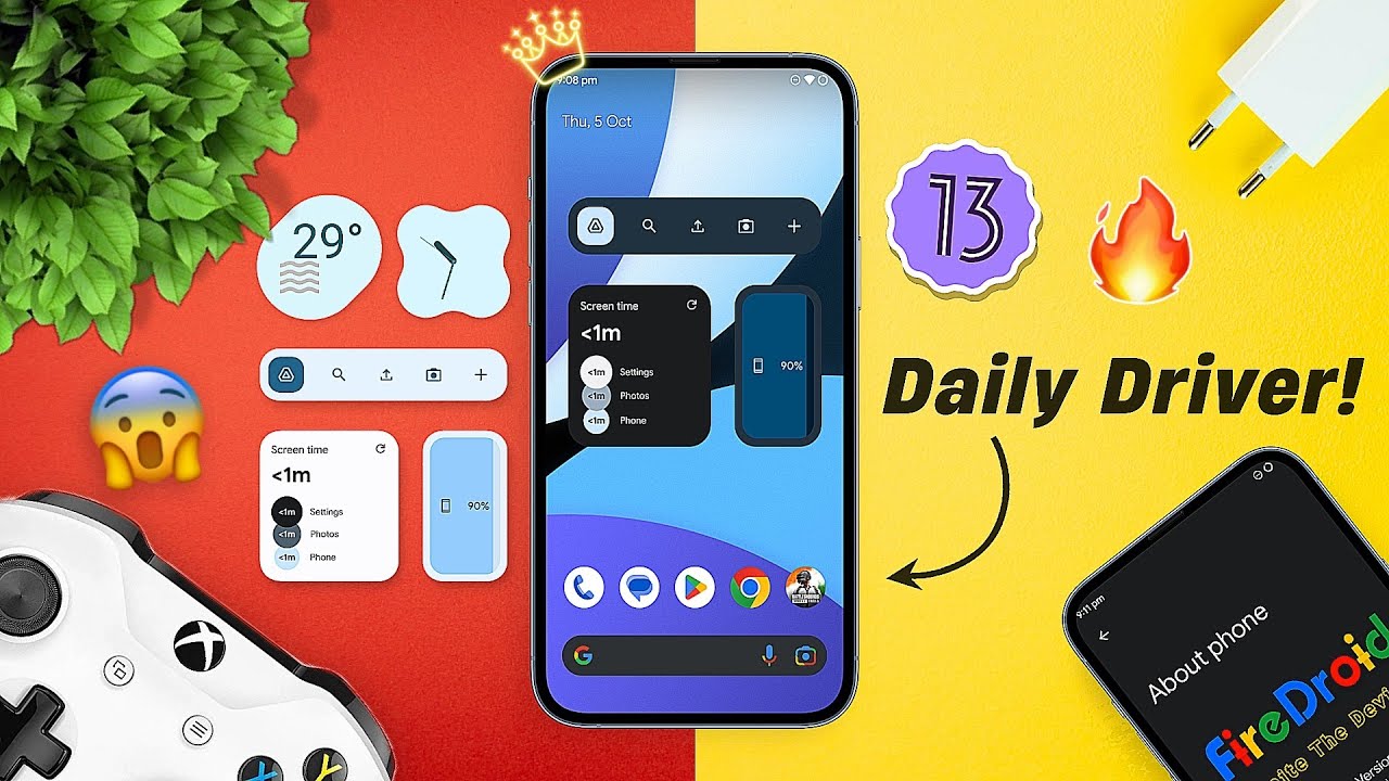 Official FireDroid 1.8 for POCO F1 - Android 13 - Perfect Daily Driver! - YouTube