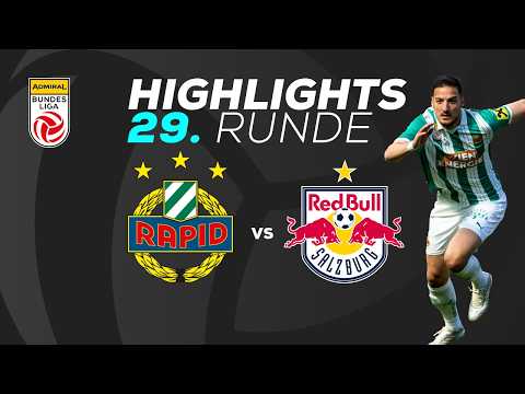 SK Rapid - FC Red Bull Salzburg 29. Runde ADMIRAL Bundesliga 2025/26