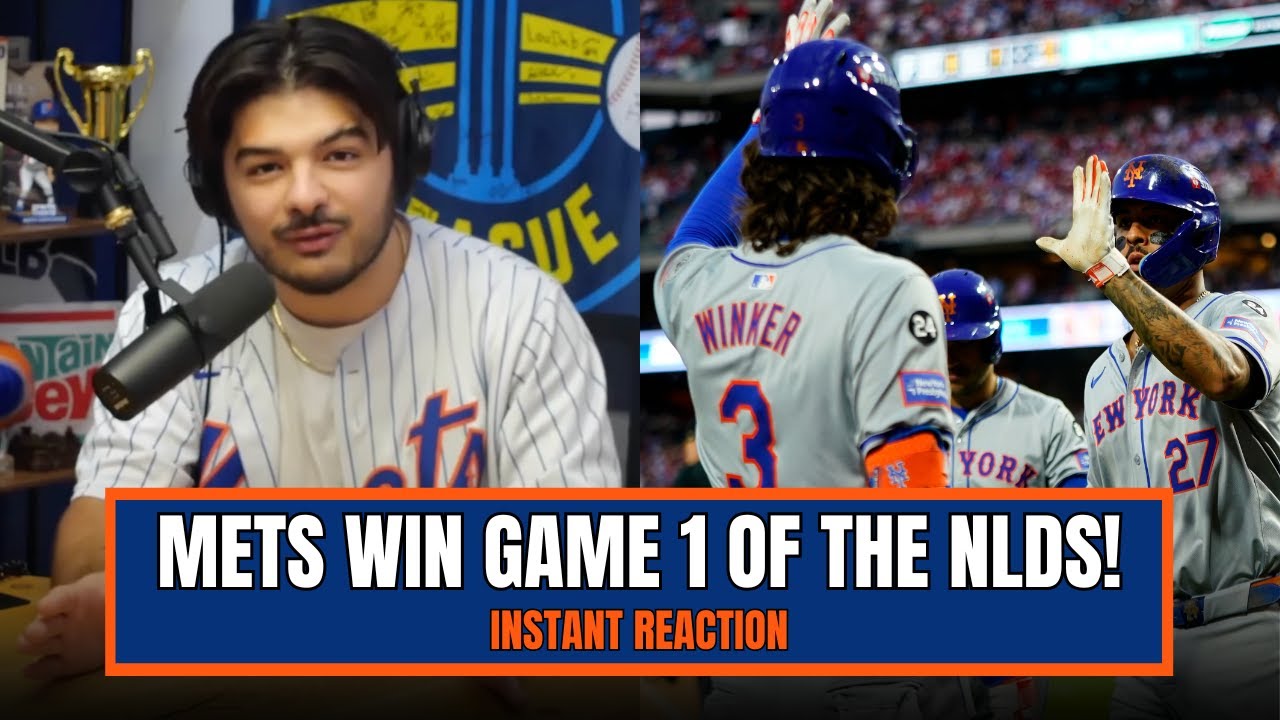 METS GO UP 1-0 IN THE NLDS! | Instant Reaction - YouTube