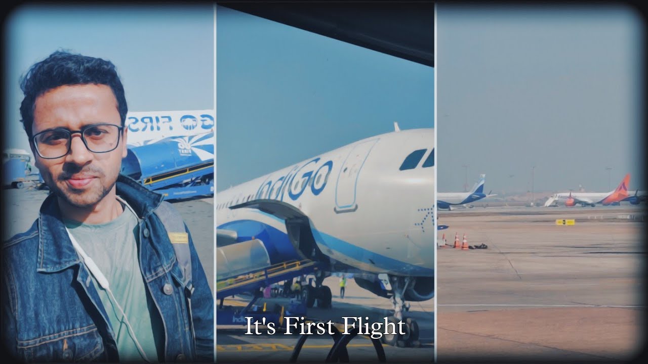 First Flight Journey From Delhi To Varanasi with Indigo Airlines # ...