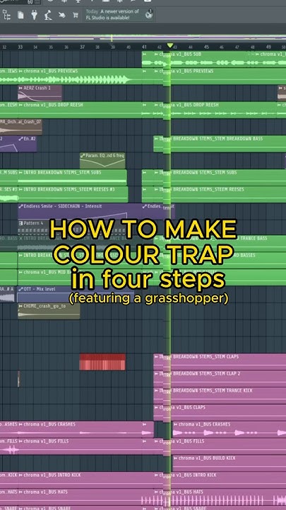 HOW TO MAKE COLOUR TRAP IN 4 EASY (ish) STEPS 🌈🦗🎵 #edm #flstudio #colourbass #flstudioproducer ...