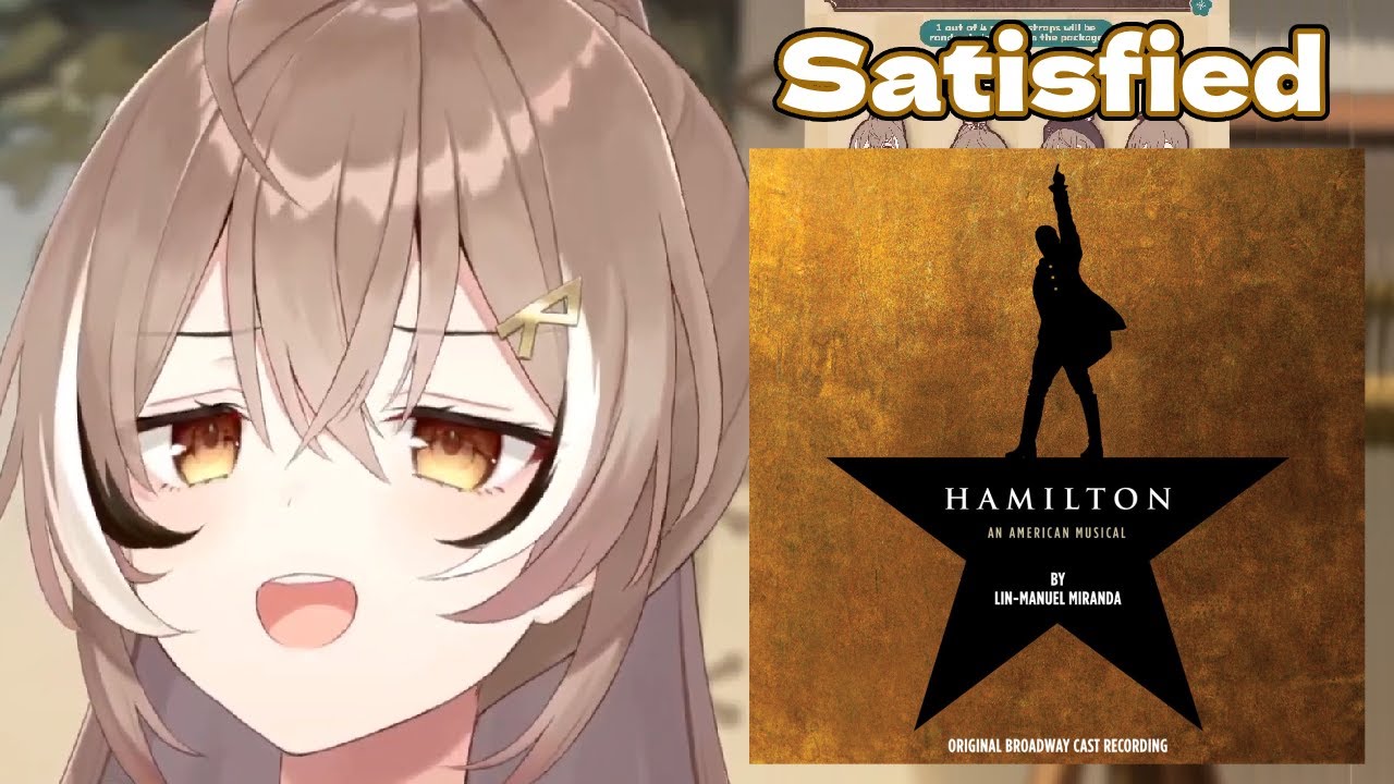 Mumei Sings "Satisfied" from Hamilton | Karaoke - YouTube